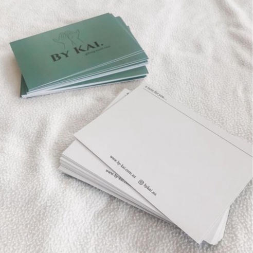 A5/ A6 / A7 (1/ 2 SIDE PRINTING) Custom Printing Thank You Card Kad ...