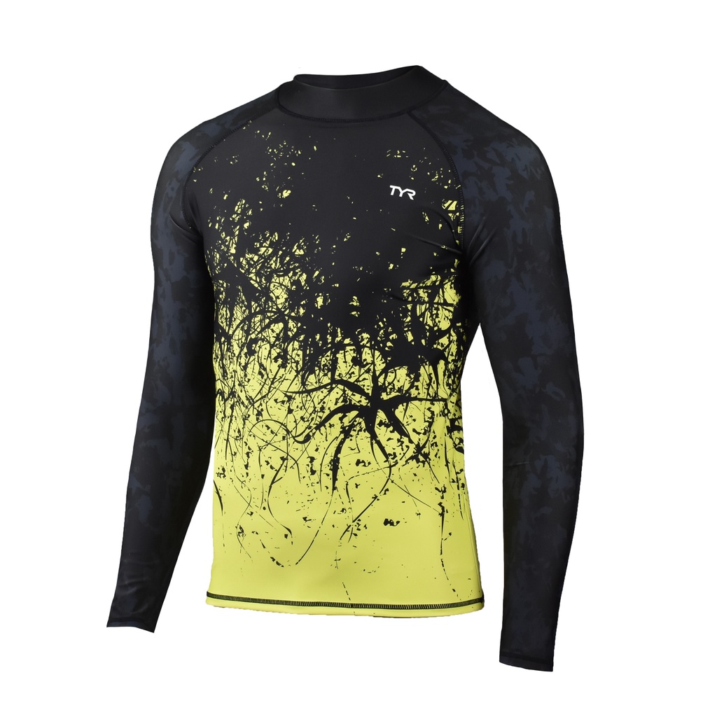 TYR Flicker Men's Long Sleeve Rashguard (Swimwear) | Shopee Singapore