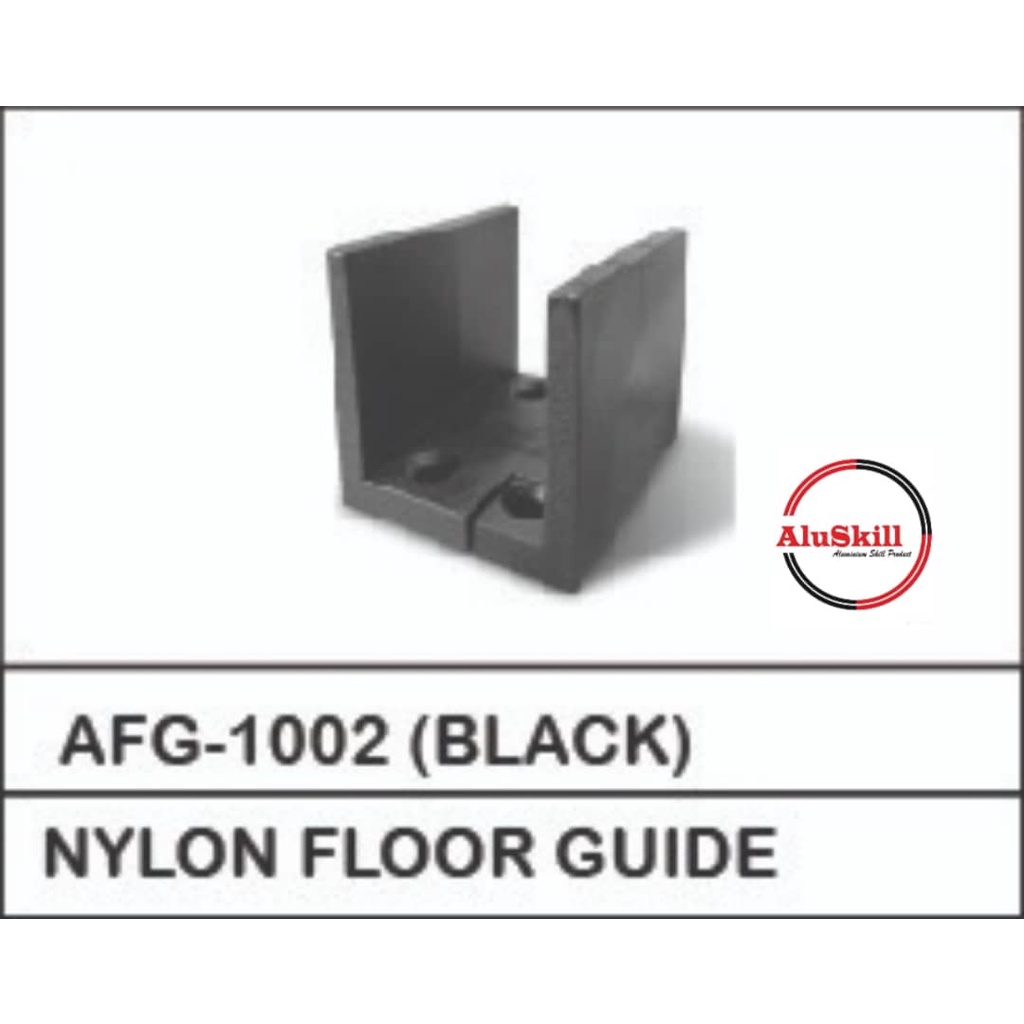 AFG-1002 NYLON FLOOR GUIDE HANGING DOOR ACCESSORIES (BLACK) | Shopee ...
