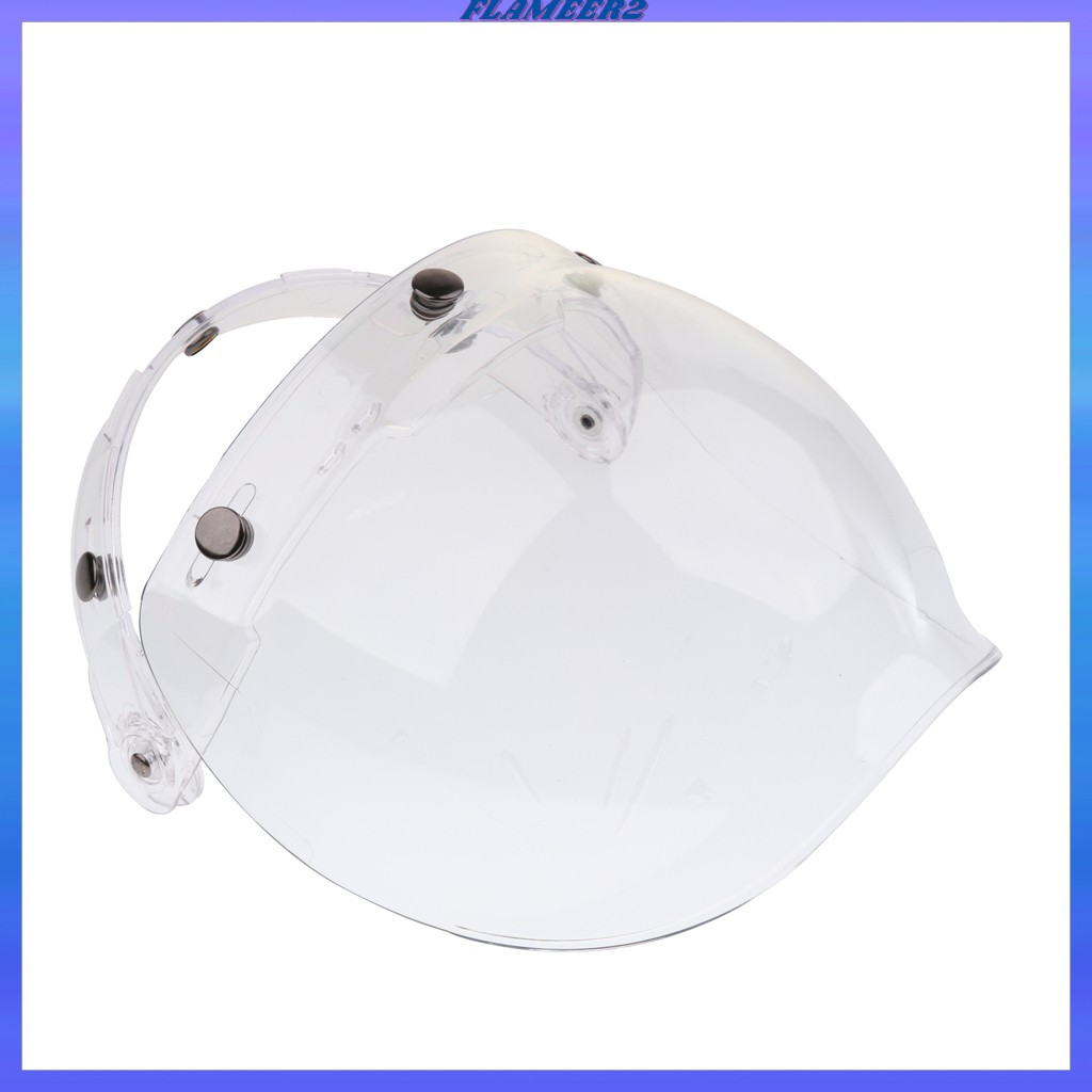 [FLAMEER2] 3- Bubble Wind Visor for Motorcycle Helmets | Shopee Singapore