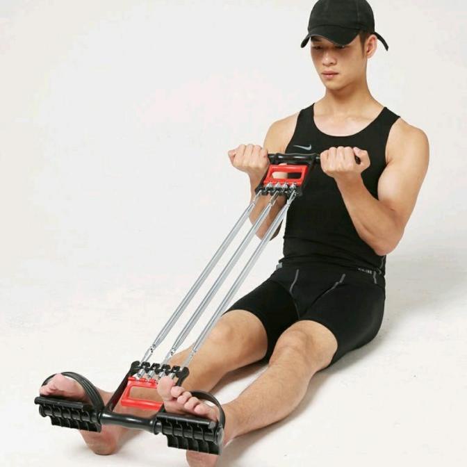 Chest Expander Gym Fitness Tool Chest Arm Back Muscle 3 in 1 Pro ...