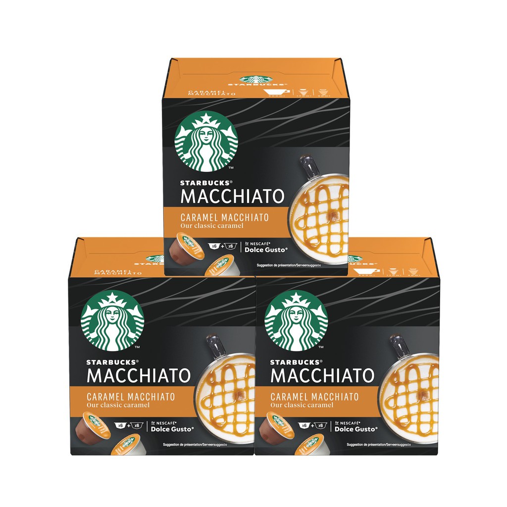 STARBUCKS® Caramel Macchiato by NESCAFÉ Dolce Gusto® coffee capsules ...