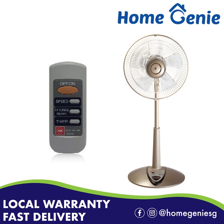 KDK 12" Stand Fan with Timer and Remote Control P30KH | Shopee Singapore