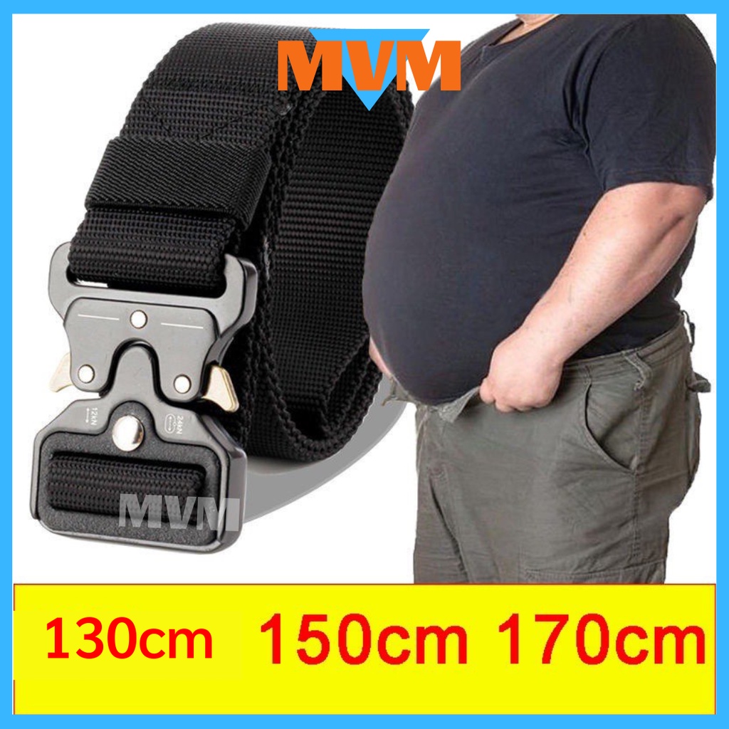 L-XXXXXXL Men's Tactical Plus Size Army Military Buckle Belt Heavy Duty ...