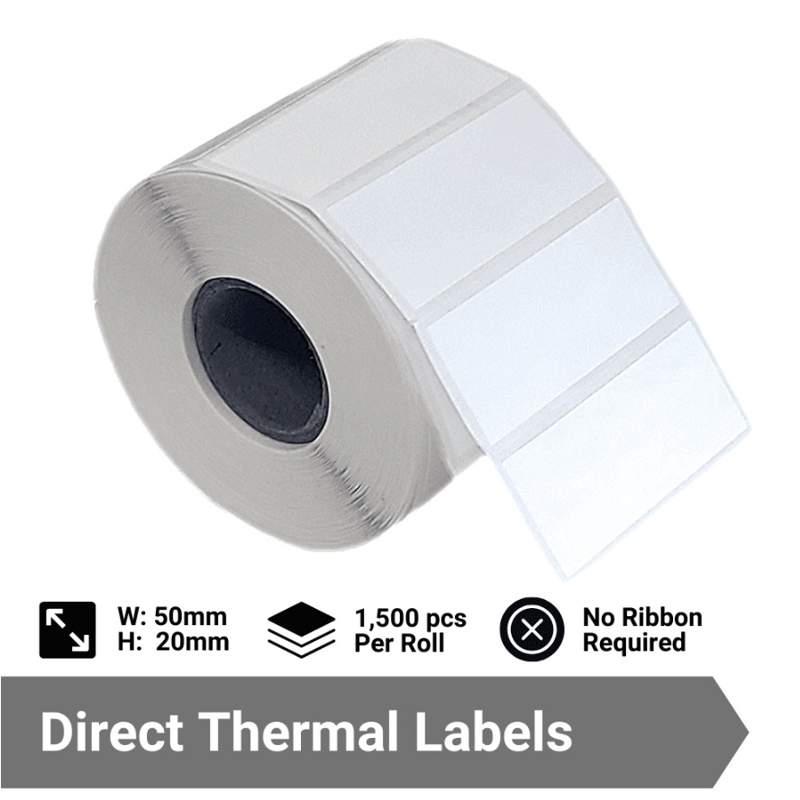 Thermal Label Sticker Rolls for Direct Thermal Printers - SG Stock ...