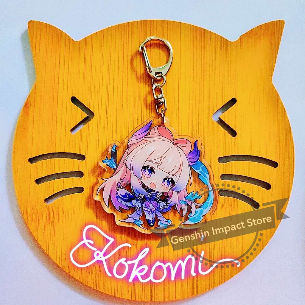 Kokomi Genshin Impact M3 Keychains (Printed Between acrylic) | Shopee ...