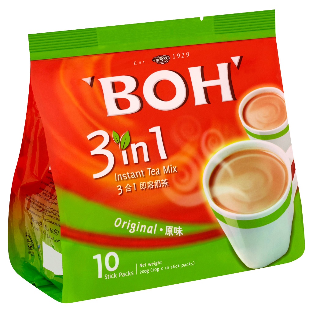 Boh 3 in 1 Original Instant Tea Mix 20g x 10s | Shopee Singapore