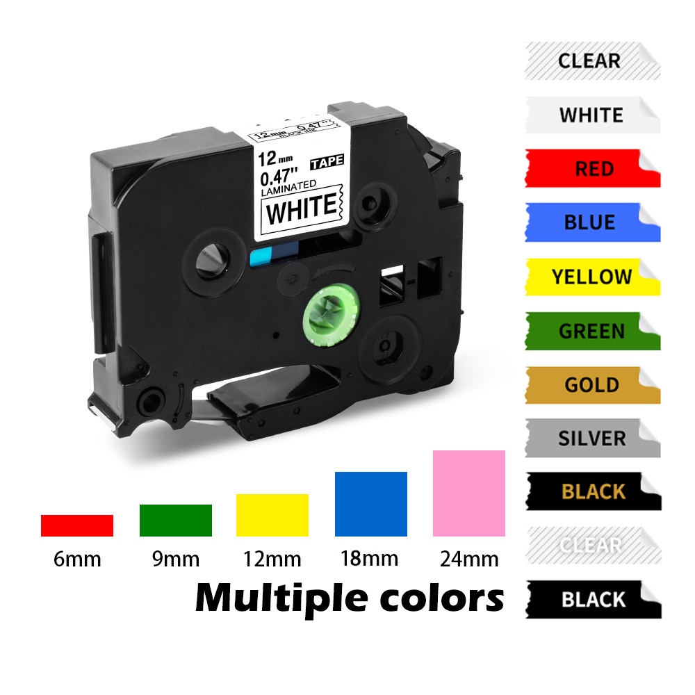 Compatible Brother P-Touch Label Tape TZE-231 TZ-231 TZE231 TZE-221 ...
