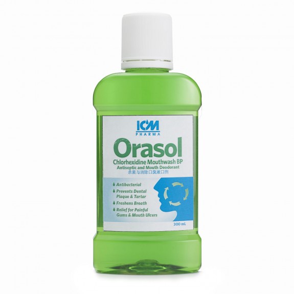 Orasol Antiseptic Mouthwash 300ml (For Oral Hygiene and Dental Care ...