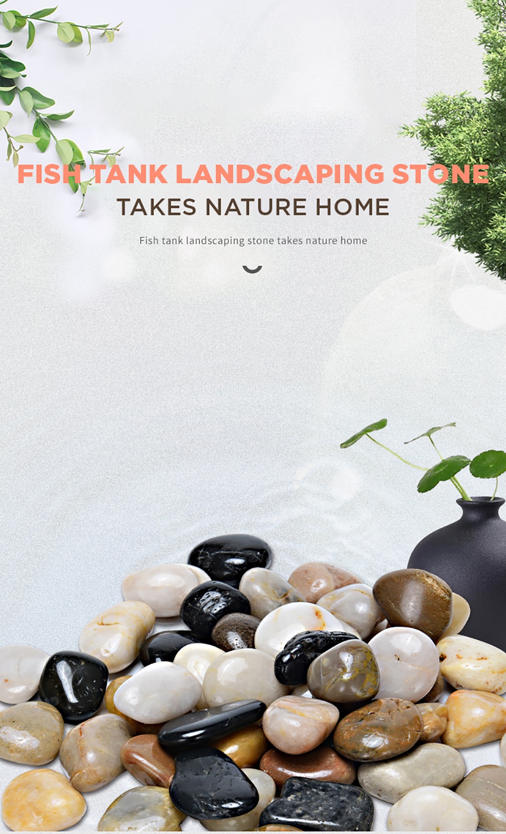 YEE Aquarium Stone, Fish Tank Decoration Stone, Shells And Sand ...