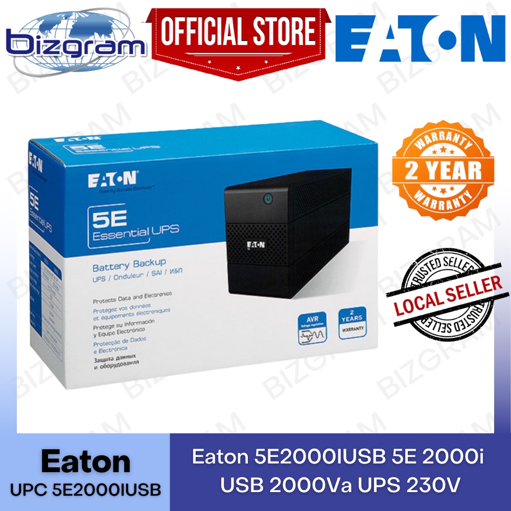 Eaton 5E2000IUSB 5E 2000i Usb 2000Va UPS 230V (2-Years SG Warranty) | Shopee Singapore