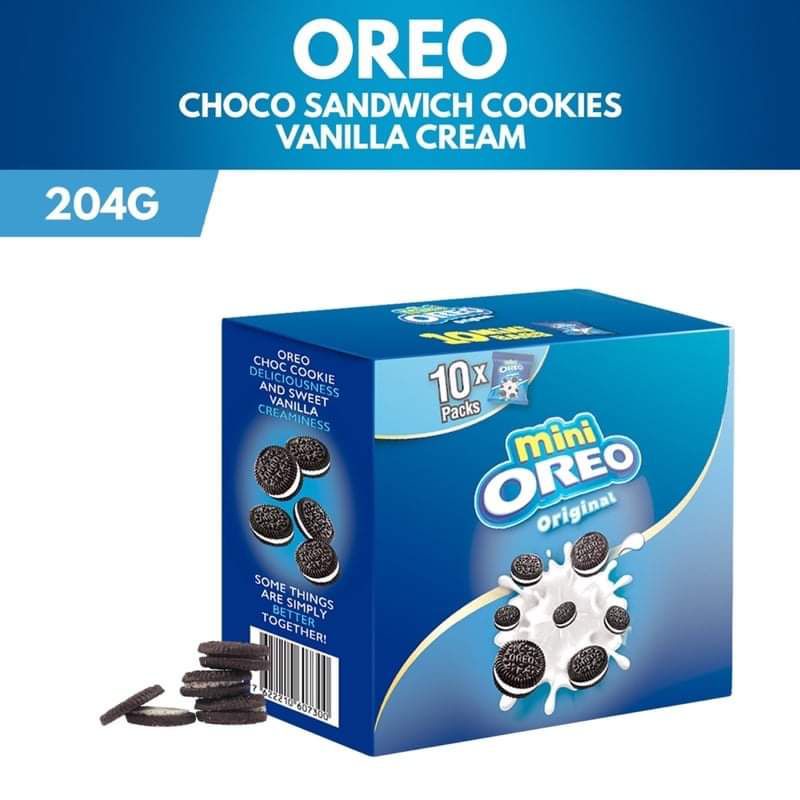 Mini Oreo Sandwich Cookies 204g Vanilla | Shopee Singapore