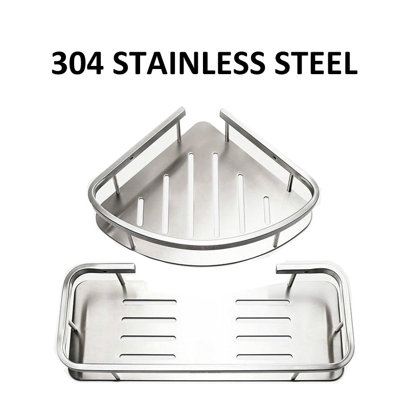 YOULITE 304 Stainless Steel Bathroom Shelf Rack Organizer Storage ...