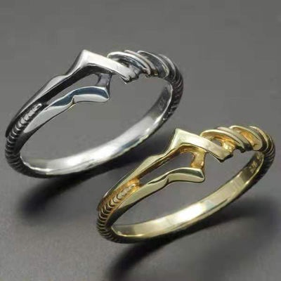 NEON GENESIS EVANGELION、EVA Spear of Longinus ring 925 Silver Open Ring ...