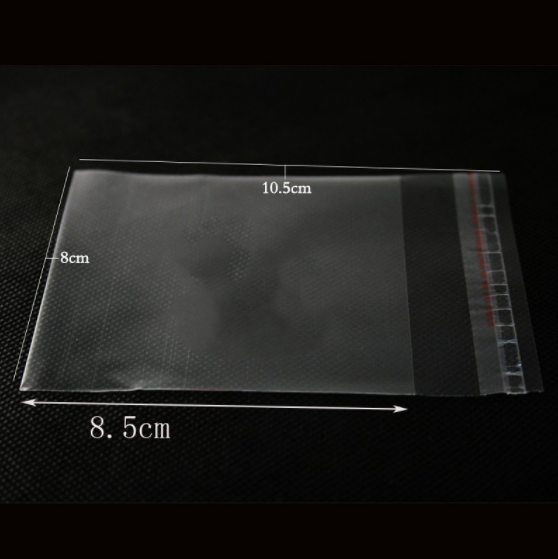 100pcs 9 Sizes Transparent Self Adhesive Sealed Opp Plastic Pouch ...