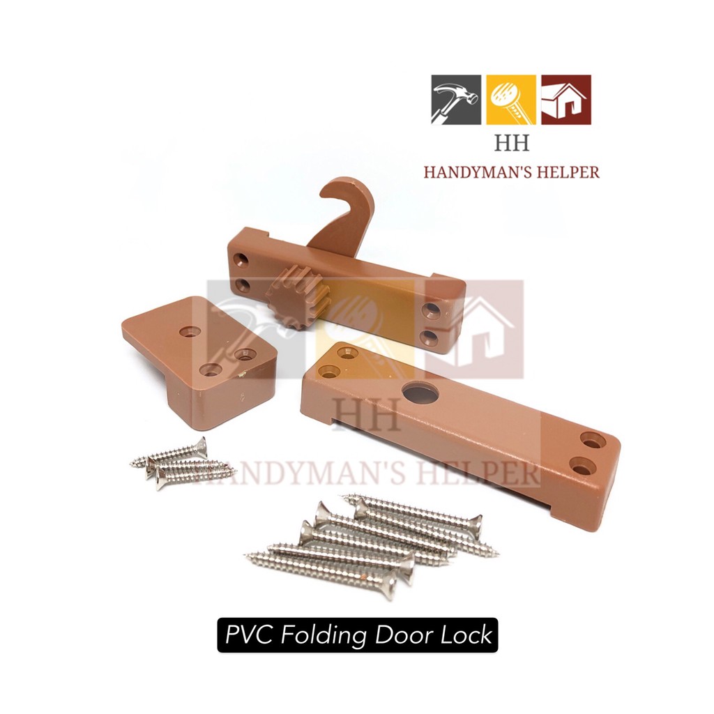 Pvc FOLDING DOOR LOCK LATCH Plastic DOOR LATCH Toilet DOOR LOCK ...