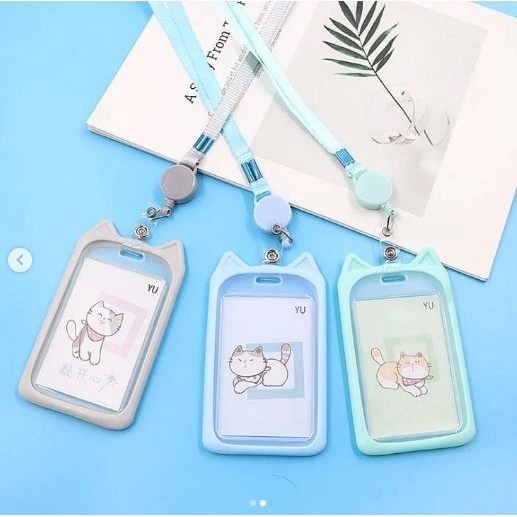 Place ID CARD Cute LANYARD ID CARD NAME TAG | Shopee Singapore