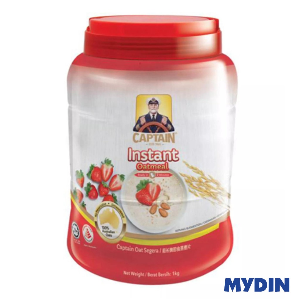 Captain Oats Instant Oatmeal 1kg Granola Cereal | Shopee Singapore