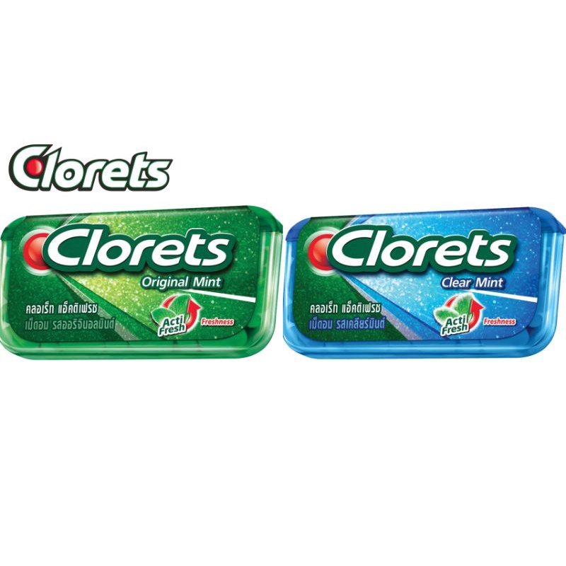 [TKM] Clorets Acti Fresh Mint Flavored Tablets (12g) | Shopee Singapore