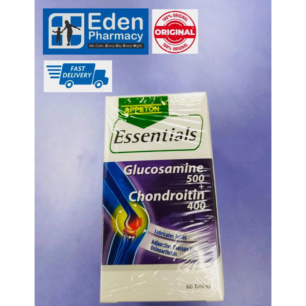 Appeton Essentials Glucosamine 500mg + Chondroitin 400mg , Appeton ...