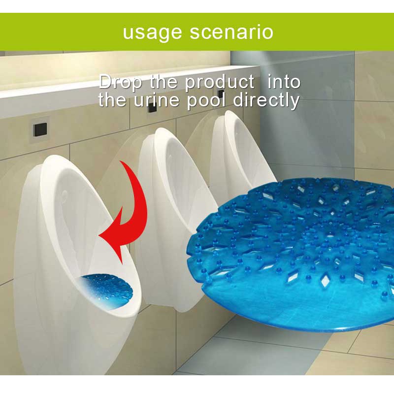 2pcs - Anti-Splash EVA Deodorizer Urinal Screen Mats Splash Reducing ...