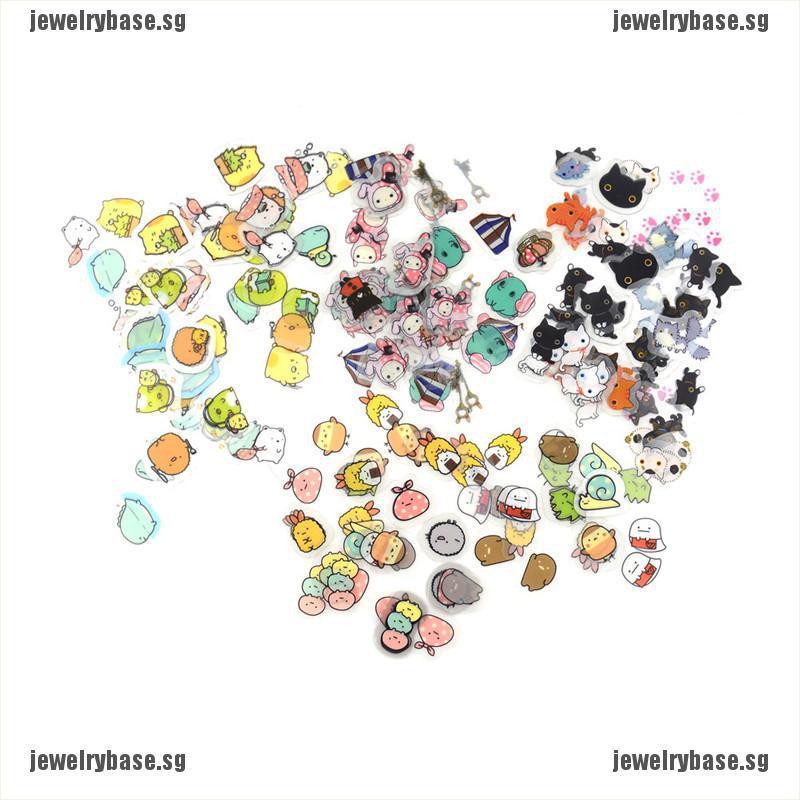 [Base] Newly 80Pcs DIY Cute Kawaii Transparent PVC Stickers Lovely ...