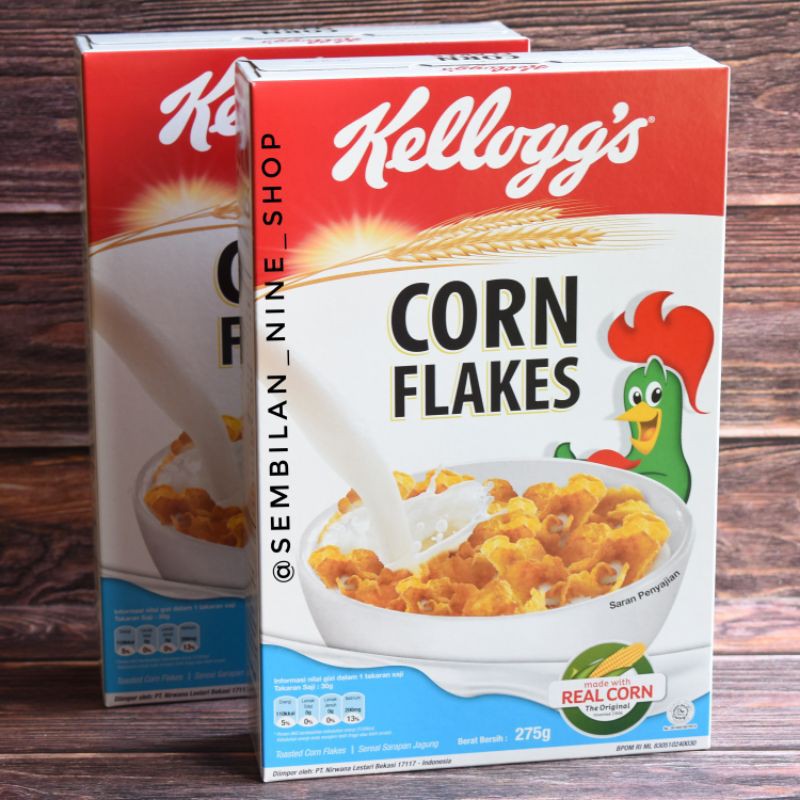 Kellogg's Corn Flakes 275 Gram Kelloggs Kellogs Cereal Breakfast Cereal ...
