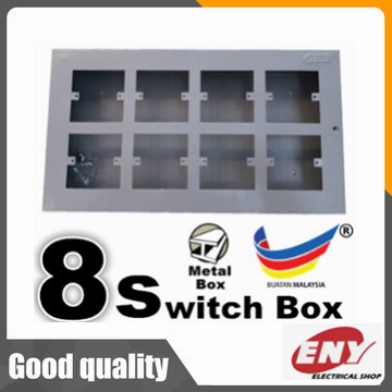 8s Metal Switches Box / 8 Way Metal Clad Switch Box | Shopee Singapore