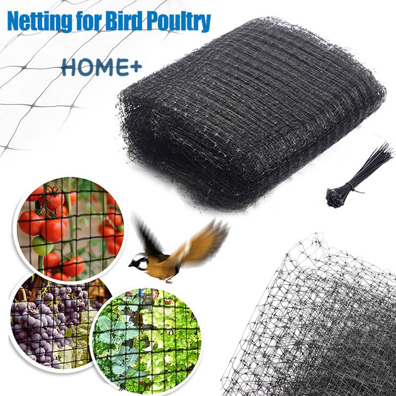 Anti Bird Netting Reusable Mesh Nylon Garden Net Preventing Birds ...