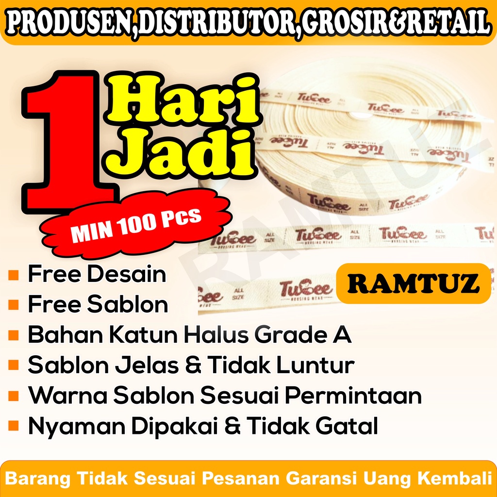 KATUN Imported Pi Labels+Print, hijab Labels, Clothes Labels, Cotton ...