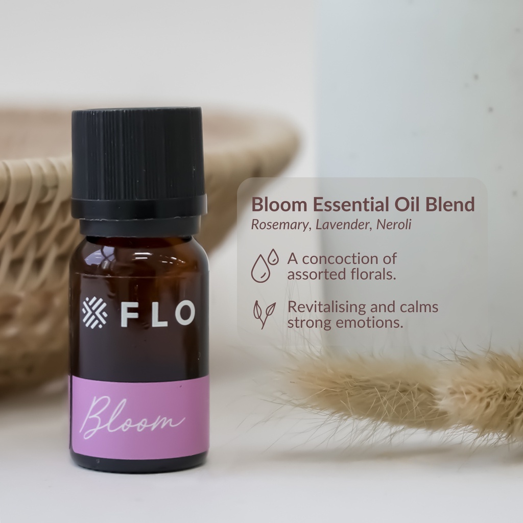 FLO Pure Essential Oil 10ml - Sleep, Relax, Focus, Relief, Lavender ...