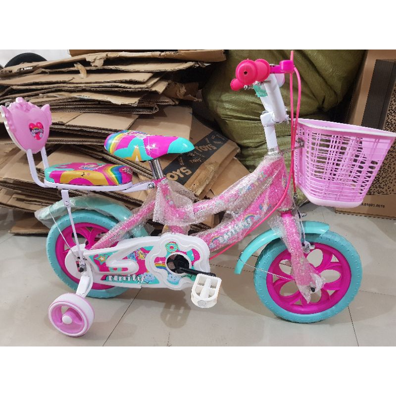UNITY 12 inch Mini Bicycle Children's Bike (Pink) | Shopee Singapore