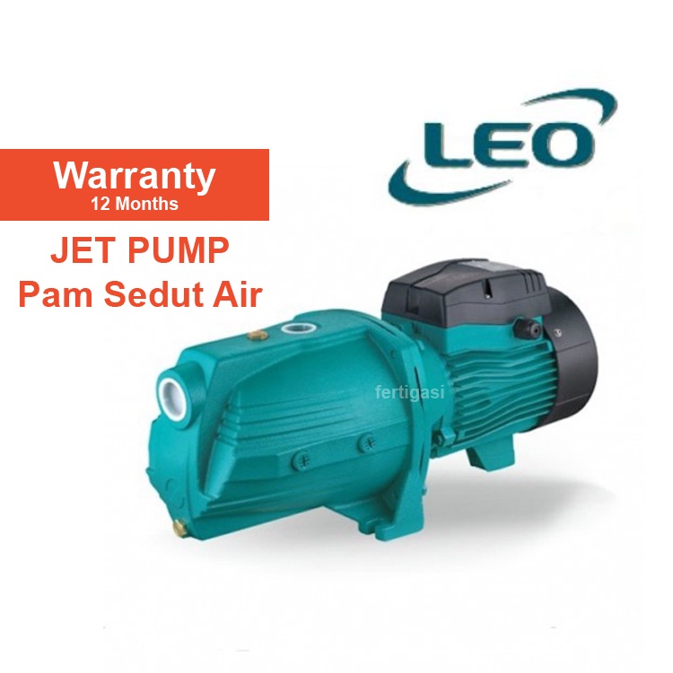 LEO JET PUMP AJM75 slow river water suction PUMP garden fertigation ...
