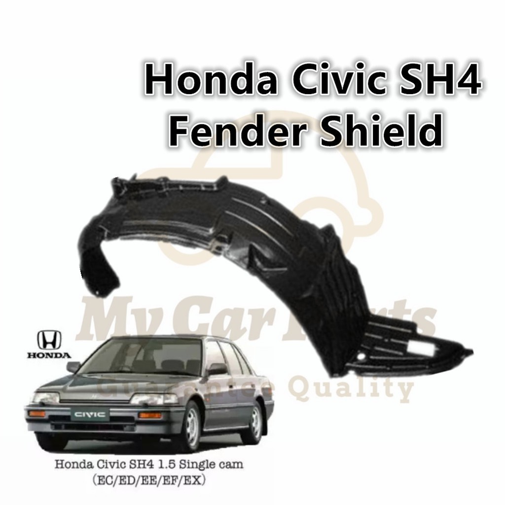 Honda Civic EF9 SH3/SH4 ED/EX 1988-1991 FRONT Daun Pisang (Fender Liner ...