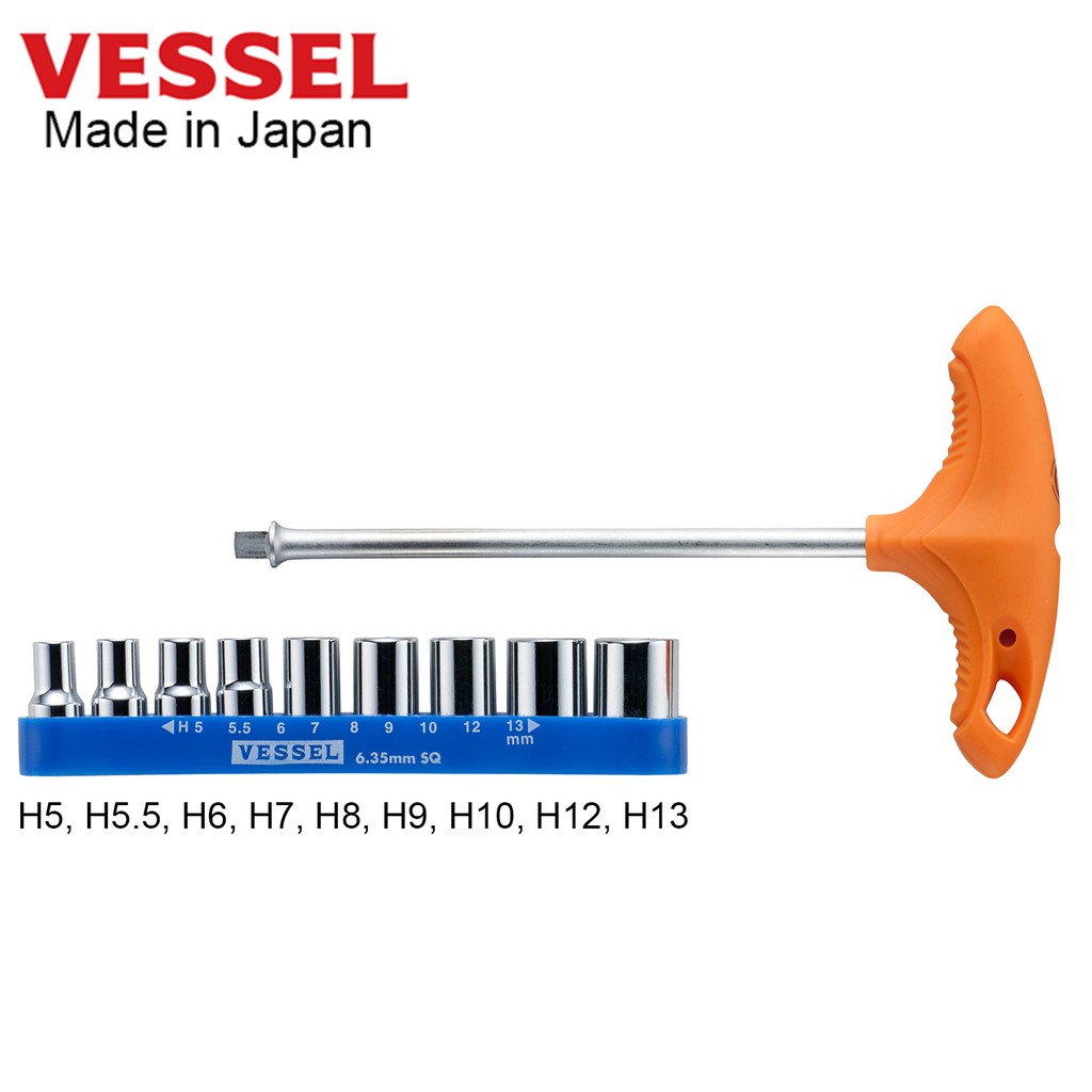 “ECO Soft” screwdriver set No.460NT-9S – Vessel (Japan) | Shopee Singapore