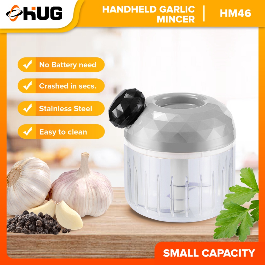 Mini Manual Garlic Chopper Vegetable Chopper Slicer Hand Speedy Chopper ...