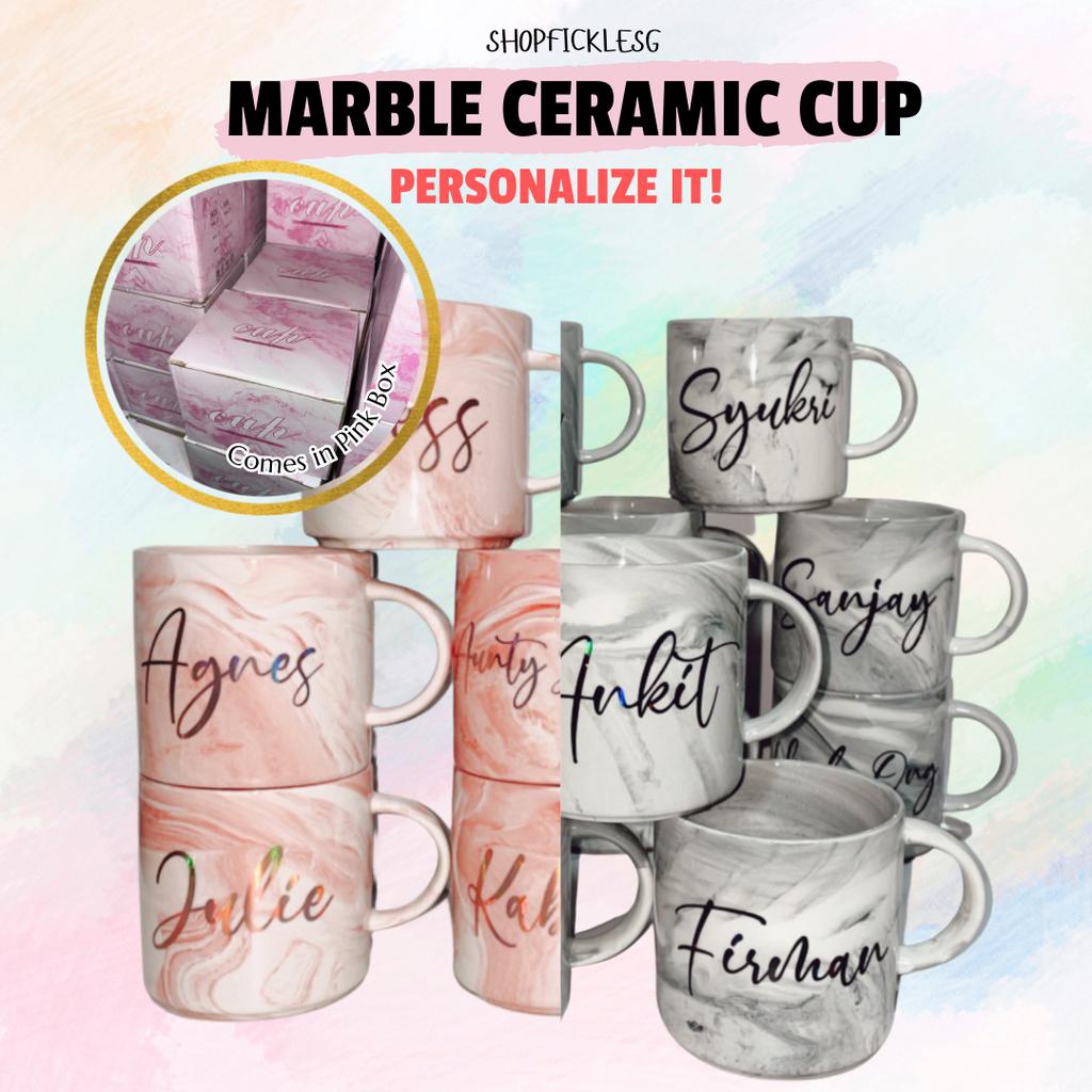 *SG INSTOCK* Customised Personalised Mug Marble Mug Cup Ceramic ...