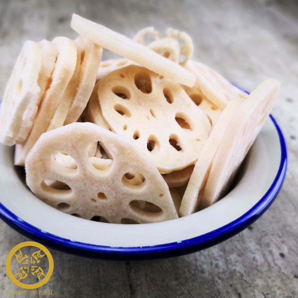 [Song Fish] Lotus Root Cut, Frozen, 1kg | Shopee Singapore