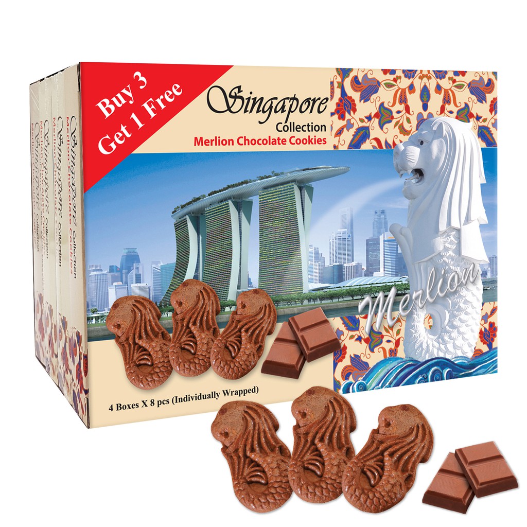 Manly Merlion Chocolate Cookies 320g | Shopee Singapore