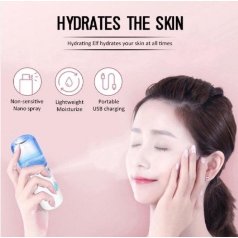 Nano Facial Spray Facial Moisturizing Beautiful Face Girl Skincare ...