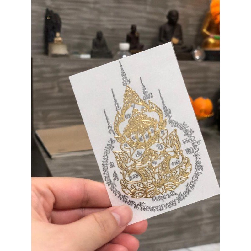 Thailand Amulet Sticker / Metal Thailand Mobile Sticker (SAK YANT ...