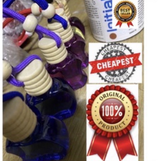 Initial peach nectar Glass Bottle repack From Car Perfume Fragrant ...