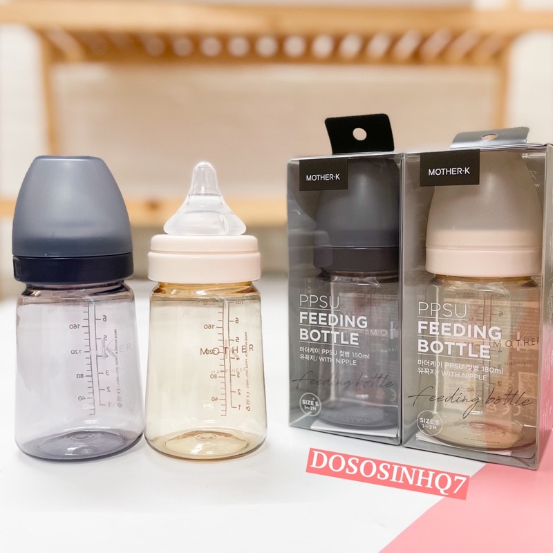PPSU Mother-K Korean Milk Bottle 180ml/280ml | Shopee Singapore