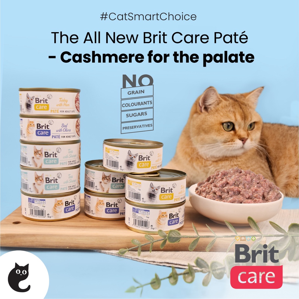 Brit Care Can Food 70g (24 Cans) | Shopee Singapore