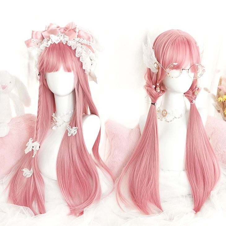Cute pink wigs store