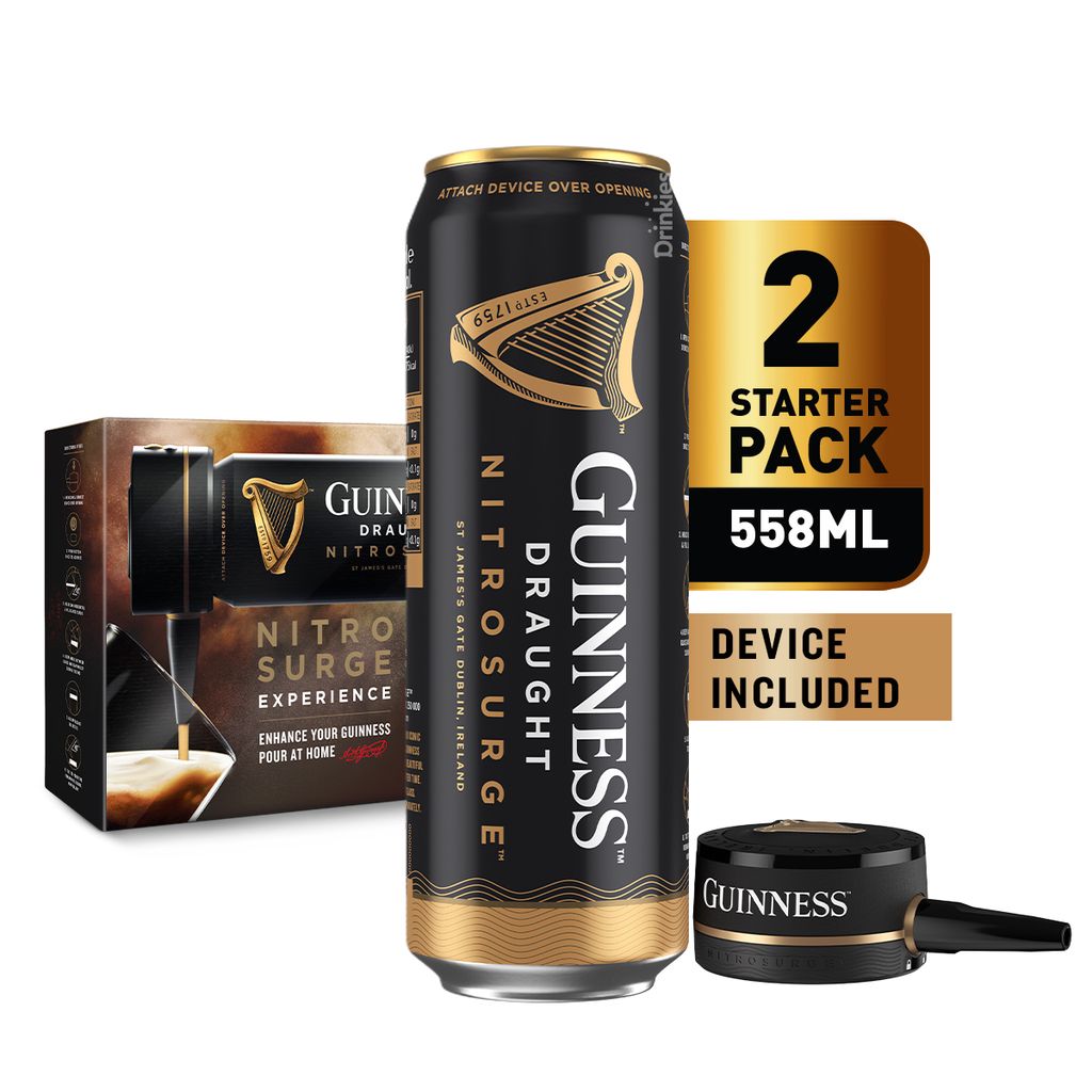 Guinness Nitrosurge Starter Pack Can (2x558ml) | Shopee Singapore