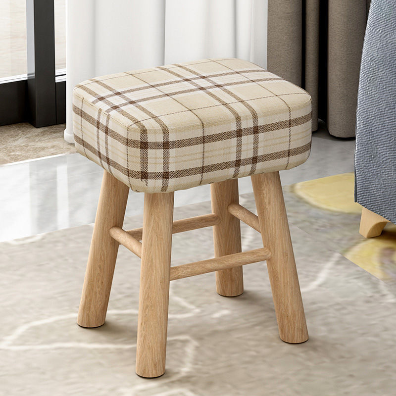 Japanese-style shoe-changing stool living room creative low stool ...