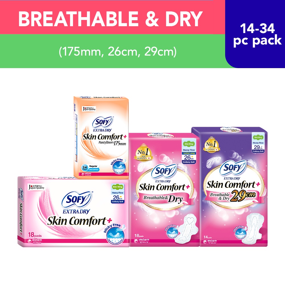 Sofy Extra Dry Skin Comfort Day Slim Wing | Shopee Singapore