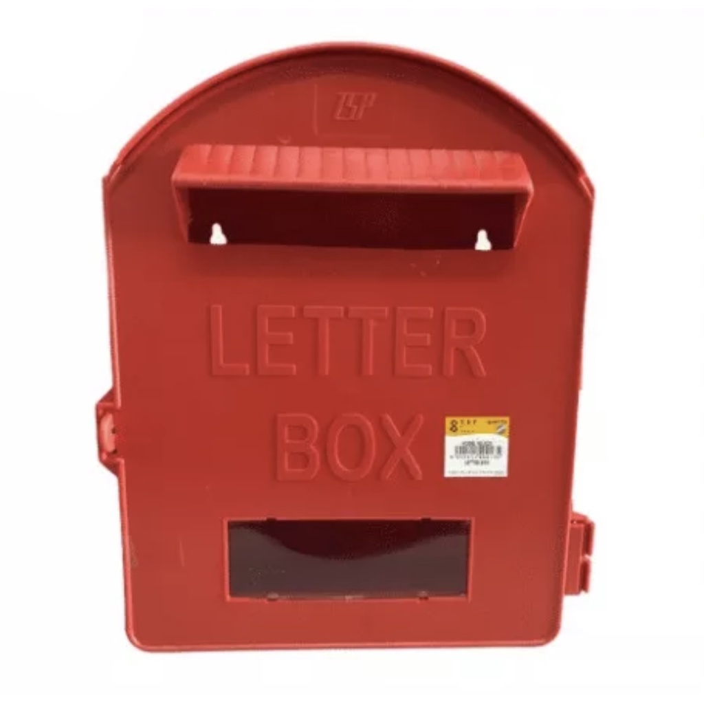 TSP 2020 PVC Plastic Red Letter Post Mail Box Mailbox Letterbox Peti ...