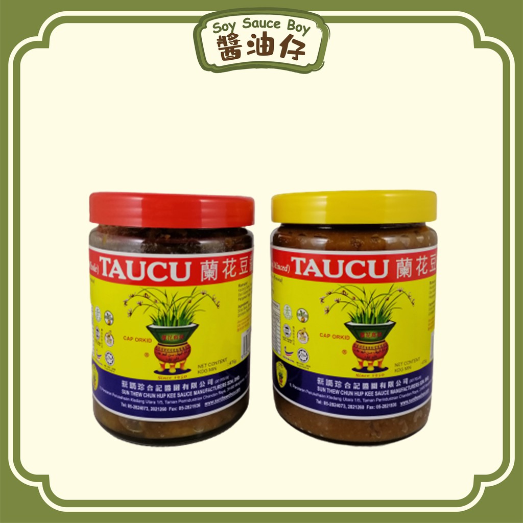 Cap Orchid Taucu (Biji/Kisar) | Orchid Brand Bean Paste (Whole/Minced ...